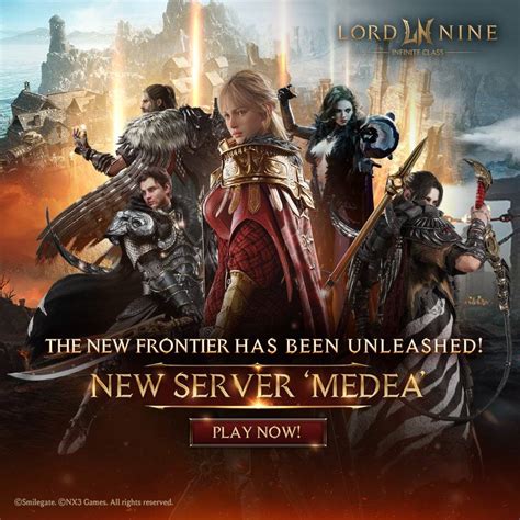 Infinite Class Mmorpg Lordnine Pre Registration For The New Server