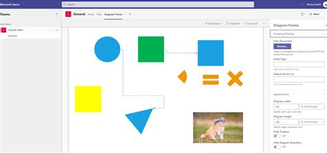 Diagram Frame Unmanaged Visio