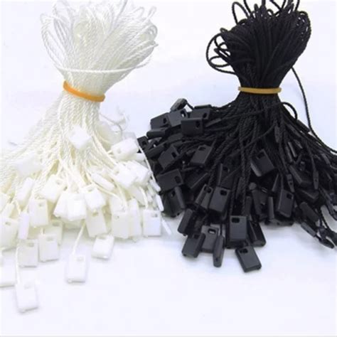 Jual Tali Hangtag Tali Gantungan Label Baju Hitam Putih Shopee