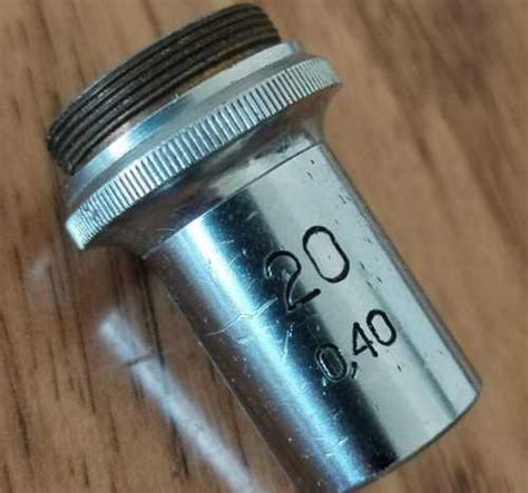 Объектив для микроскопа ломо 20 0 40 Калуга Festima Ru 474697985