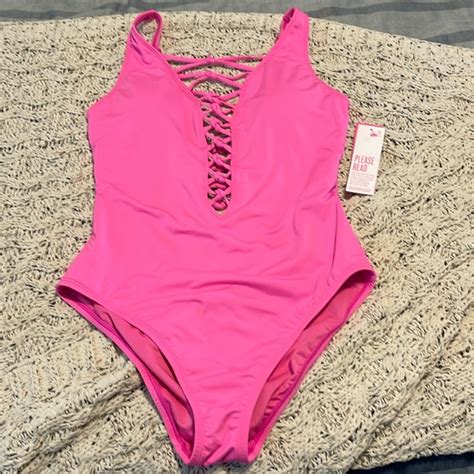 Lilly Pulitzer Swim Nwt Lilly Pulitzer Isle Lattice One Piece