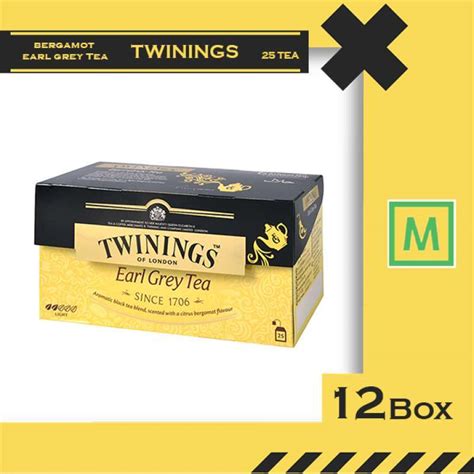 Jual Twinings Teh Hitam Celup Rasa Bergamot Earl Grey Tea 25 S X 2gr Di Seller Mode Mart