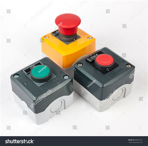 Variety Push Button Station Start Stop Stock Photo Shutterstock