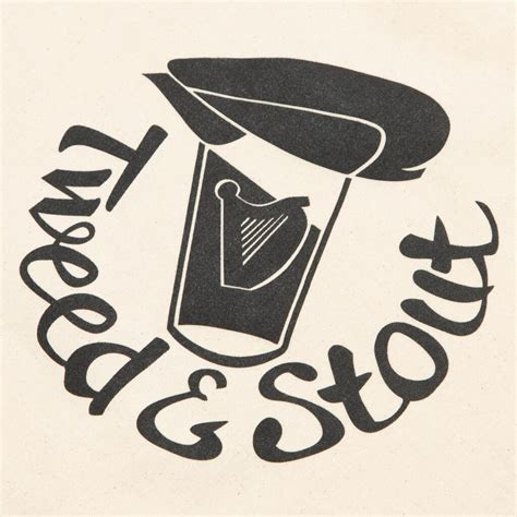 Шоппер с логотипом Tweed & Stout бежевый – купить