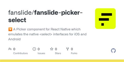 GitHub Fanslide Fanslide Picker Select A Picker Component For React Native Which Emulates