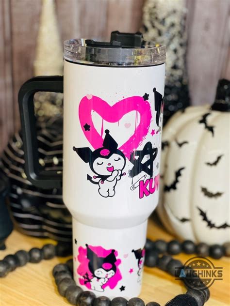 Kuromi Stanley Cup 40 Oz Dupe Sanrio Cute Cartoon Hello Kitty