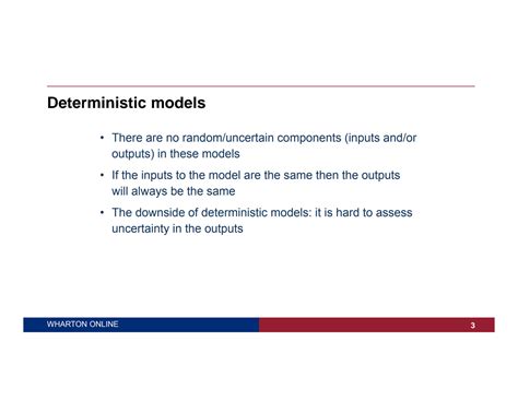 SOLUTION Module Deterministic Model Studypool