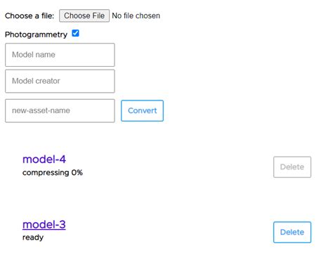 Model Conversion User Interface Sense Of Space