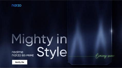 Realme Narzo 50i Prime India Launch Teased Amazon Availability