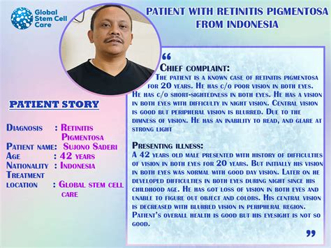 Sujono Saderi From Indonesia Global Stem Cell Care