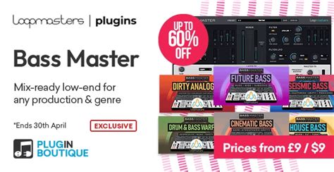 🆕loopmasters Plugins Bass Master Spring Sale Exclusive Up To 60