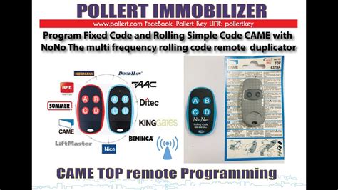 Rolling Code Fixed Code Buying Cheapest Metaltecnica Pe