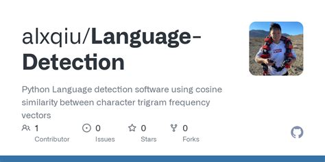 Github Alxqiulanguage Detection Python Language Detection Software