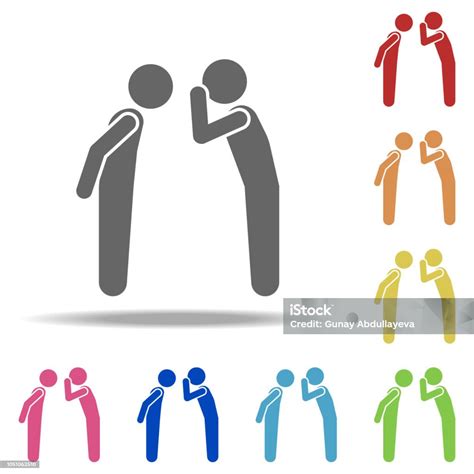 비밀 아이콘입니다 멀티에서 대화의 요소 아이콘 색깔 정보 그래픽 모바일 응용 프로그램 웹 디자인 웹 사이트에 대 한 간단한