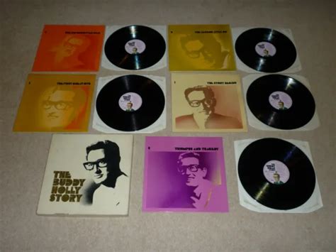 The Buddy Holly Story 5 Vinyl Lp Record Box Set Near Mint Condition