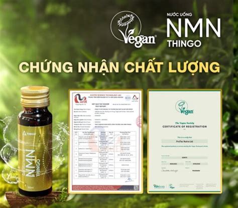 Nước Uống NMN Thingo Trẻ Khoẻ Đẹp Da Hộp 10 chai NPP An Cosmetics