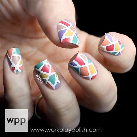 Easy Stained Glass Nail Art With The Seche Perfectly Poised Collection