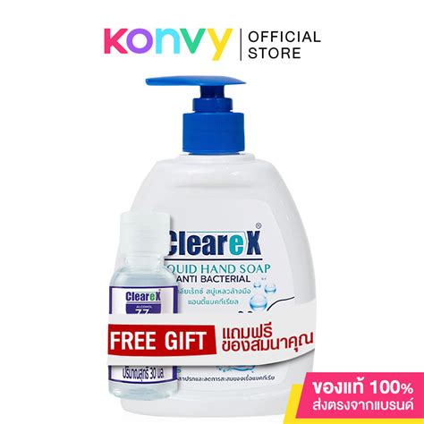 Clearex Liquid Hand Soap Antibacterial 400ml [Free Clearex Hand ...