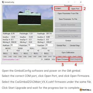 Overview CaddxFPV GM GM And GM Digicam Gimbals Setup And Firmware Replace Information