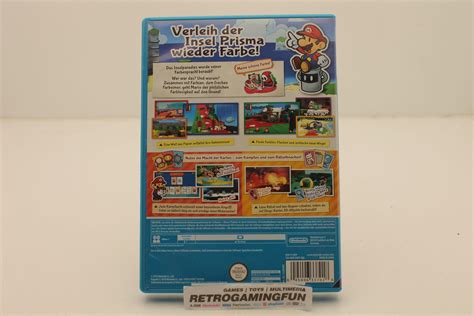 Wii U Paper Mario Color Splash Complete Ger Retro Gaming Fun