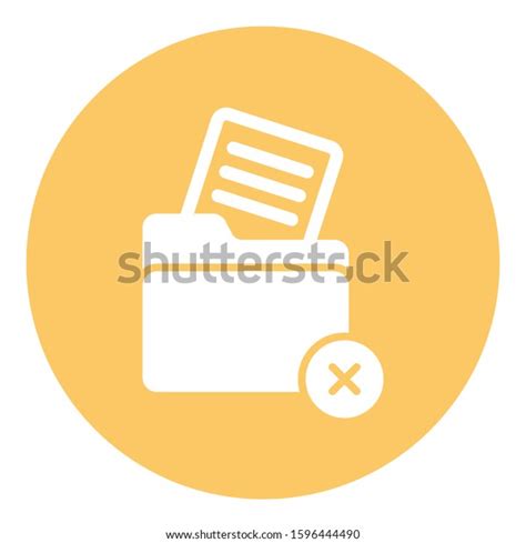 Cross Document Isolated Vector Icon Which Stock Vector Royalty Free