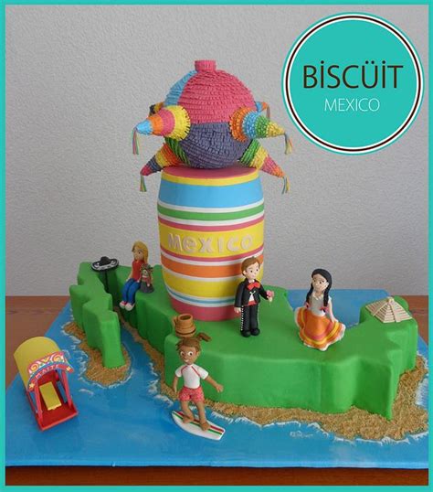 Viva Mexico Decorated Cake By BiscÜit Mexico Cakesdecor