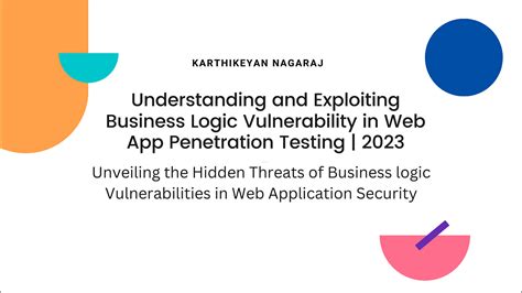 Understanding And Exploiting Business Logic Vulnerability In Web App