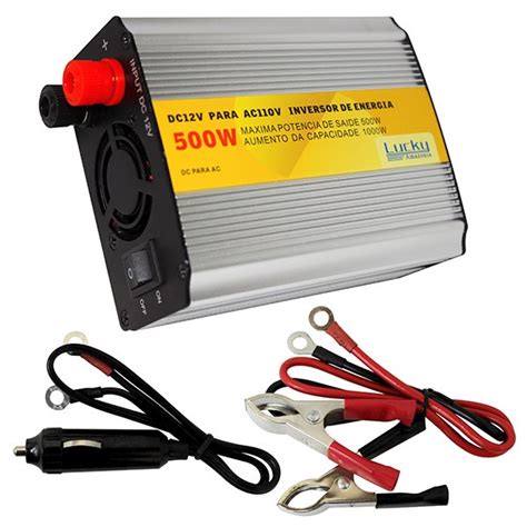 Inversor De Voltagem 500W 12V X 127V Lucky Amazonia Rota 166