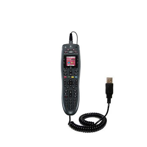 Coiled Power Hot Sync USB Cable Suitable For The Logitech Harmony With Both Data And Charge