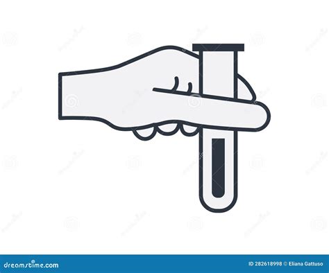 Isolated Sampling Site Symbol Concept Of Medical Devices Stock Vector