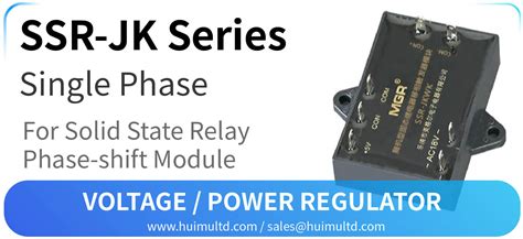 SSR JK Series Single Phase AC Phase Shift Module For Random Fire Solid State Relay HUIMU