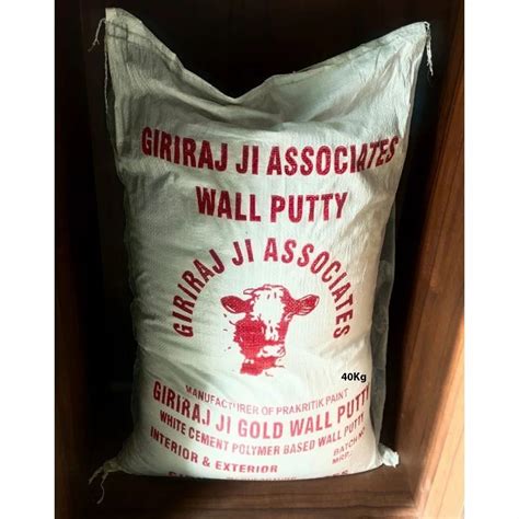 40 Kg White Cement Wall Putty At ₹ 680bag Cement Wall Putty In