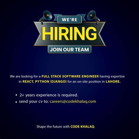 Code Khalaq On Linkedin Fullstackengineer Techjobs