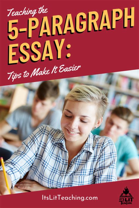 Teaching The 5 Paragraph Essay Tips To Make It Easier Its Lit Teaching