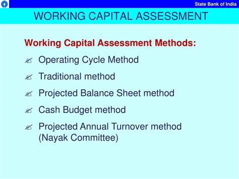 Ppt Working Capital Assessment Powerpoint Presentation Free Download