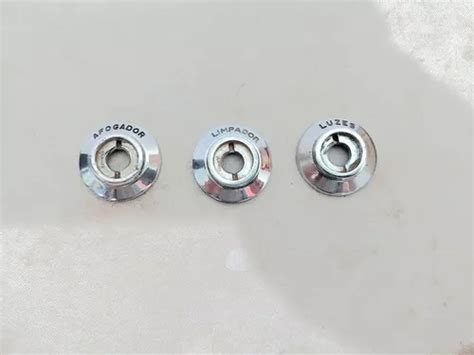 Acabamento Botão Afogador Luzes Limpador Aero Willys Corcel