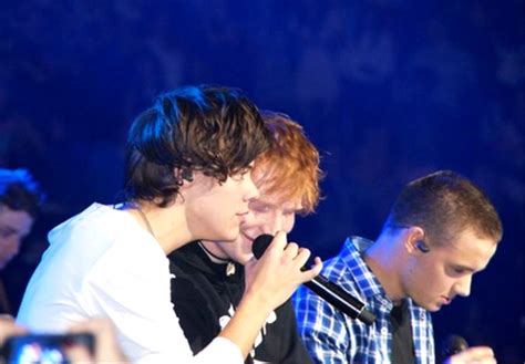 Harry Styles Ed Sheeran Ed Sheeran Harry Styles One Direction