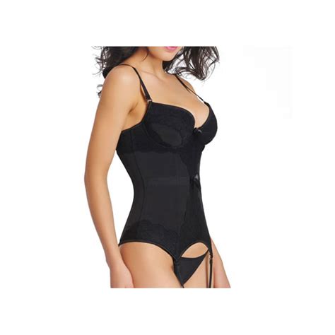 Sexy White Suspender Bodysuit Sexy9