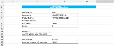 Accrintm Function Formula Examples How To Use Accrintm Wall