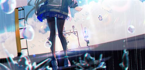 Wallpaper Anime Girls 2706x1313 Higuchimadokas 2286434 Hd Wallpapers Wallhere