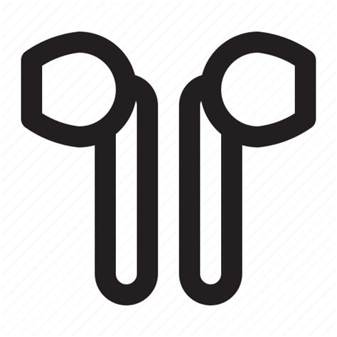 Earphones Tws Wireless True Bluetooth Earbuds Headphone Icon Download On Iconfinder