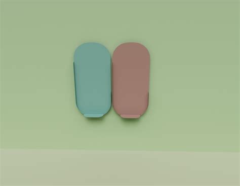 Premium Photo 3d Render Of Two Frame Mockup 3d Illustration Isolated