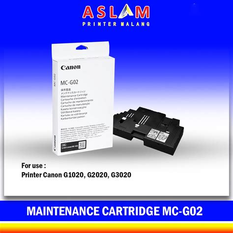 Jual Canon Maintenance Cartridge MC G02 MCG02 Original Waste Ink Busa