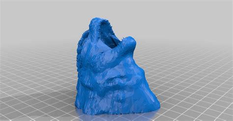 Godzilla Nerf Barrel By Kzgamer Download Free Stl Model