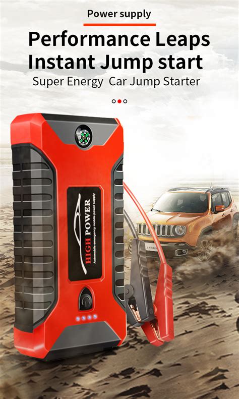 보조베터리 자동차 점프 스타터 배터리 충전기 12 볼트 자동차 휴대용 충전기 부스터 충전 및 시작 시스템 Aliexpress