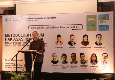 Uii Luncurkan Buku Metodologi Hukum Hak Asasi Manusia Universitas
