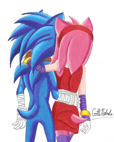 Sonamy Boom Happy Hedgehogs In Love By Gothnebula On Deviantart