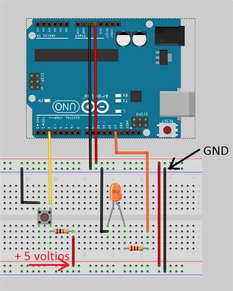 arduino y solo arduino todo lo que necesitas lo encontrarás aquí el pulsador 2