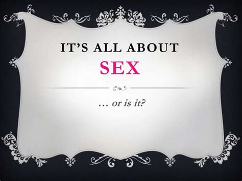 Sex Final Ppt