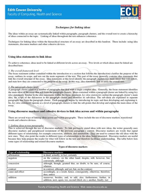 Cohesive Devices 1 Ellipsis Paragraph